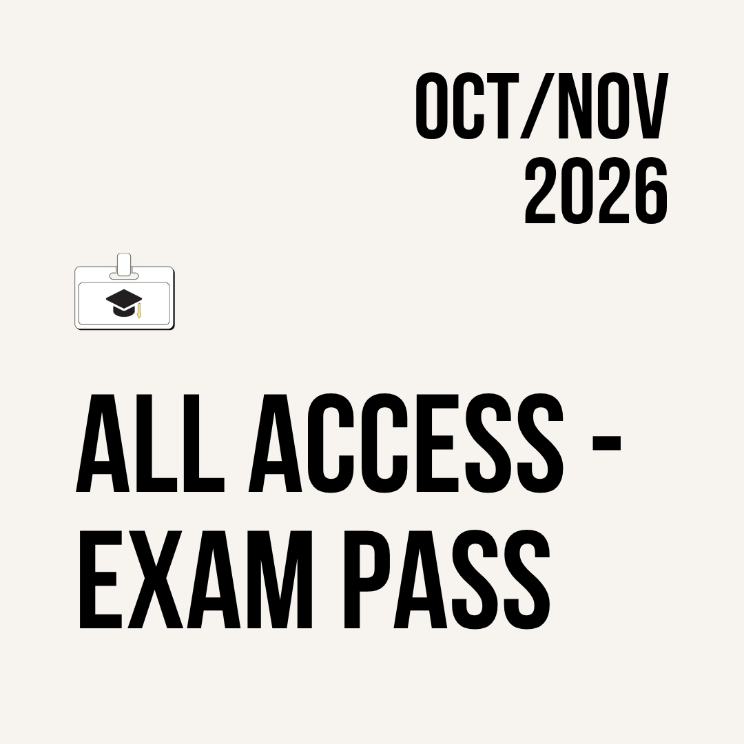 All access – Exam Pass O/N 26 - Alt Academy