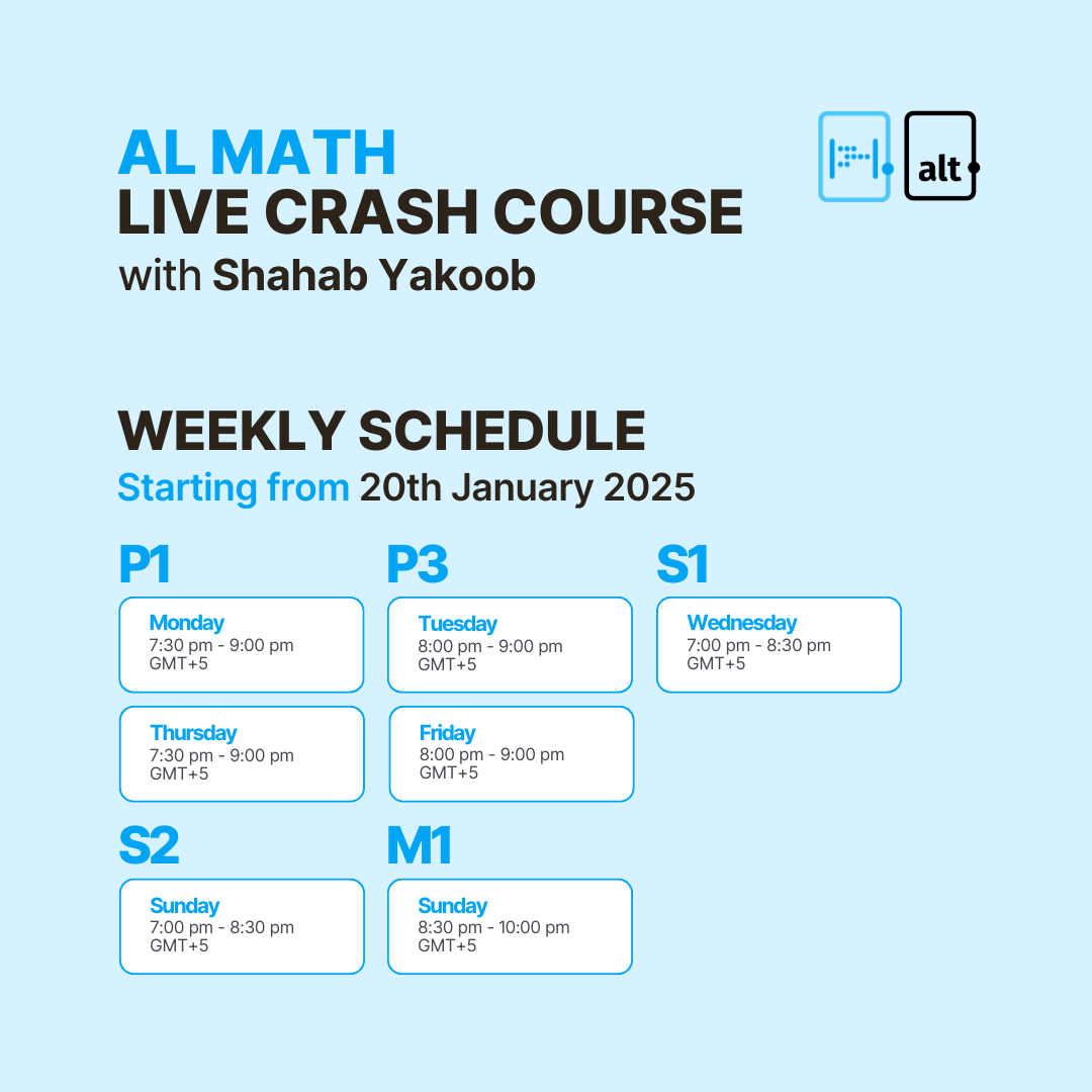 AL Live Crash Course 2025 - Alt Academy