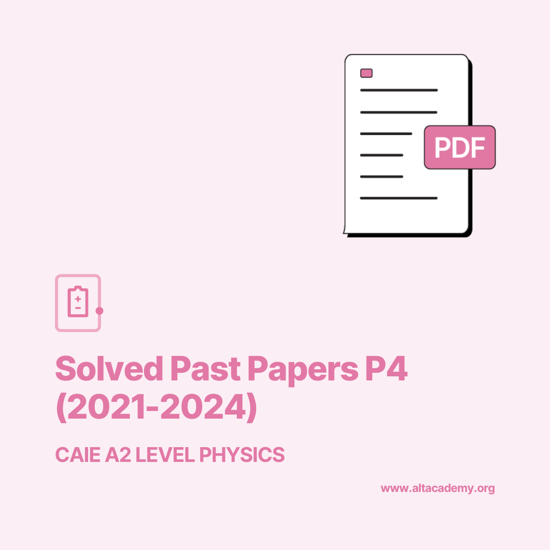 Physics A2 Solved Past Paper (pdfs) - Alt Academy