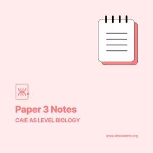 Biology Paper 3 Notes - Alt Academy